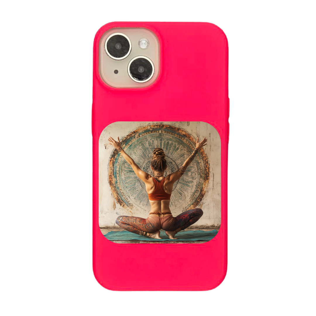 Serene Flow: Yoga with Inner Peace Phone Case – PicoXprojects Store